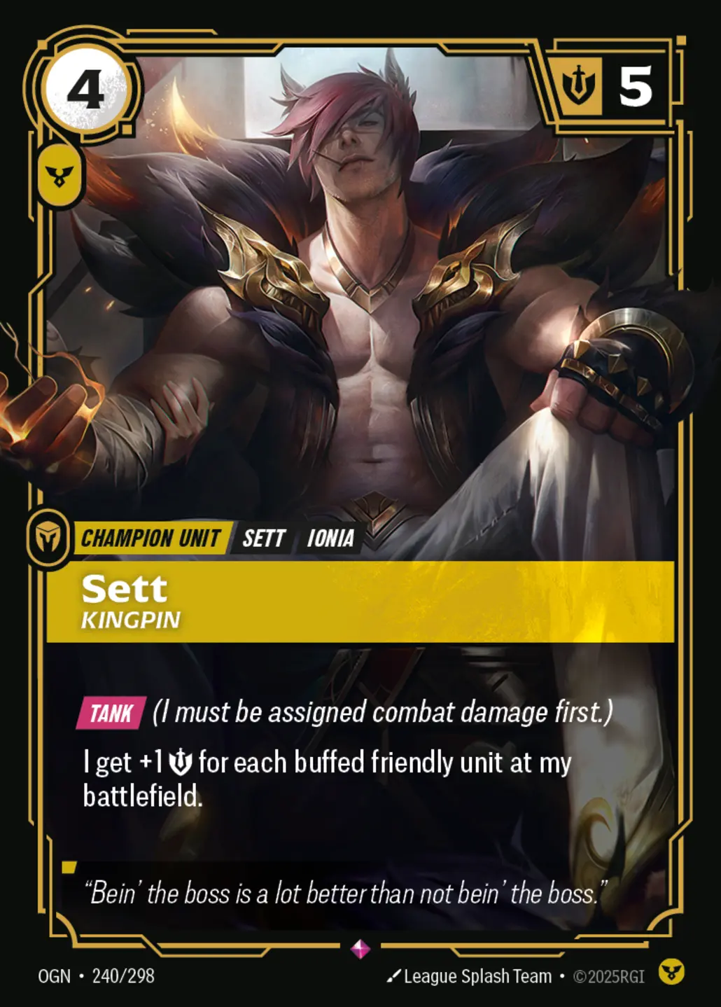 Sett - Deck - Riftbound League of Legends TCG | DeckPlanet | DeckPlanet